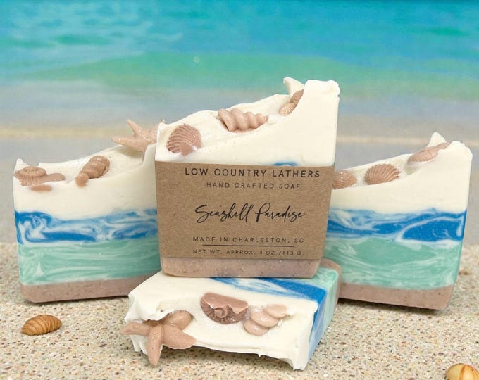 Seashell Paradise, Handcrafted Soap - Etsy