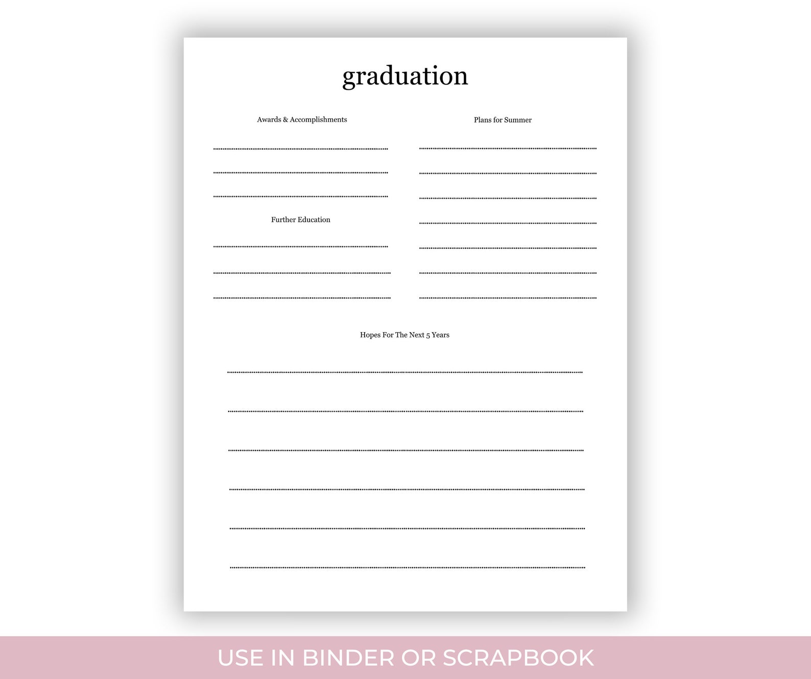 School Memory Book and Keepsake Journal Prek - Grade 12, Girls - Etsy