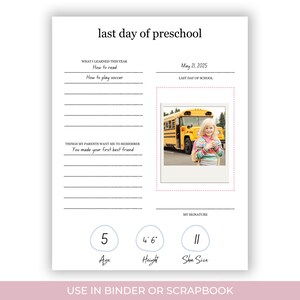 School Memory Book and Keepsake Journal Prek - Grade 12, Girls - Etsy