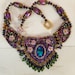 Evening Storm Shibori Necklace - Etsy