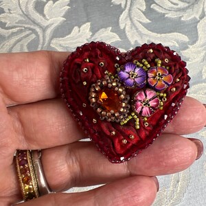 Sweet Heart Brooch - Etsy
