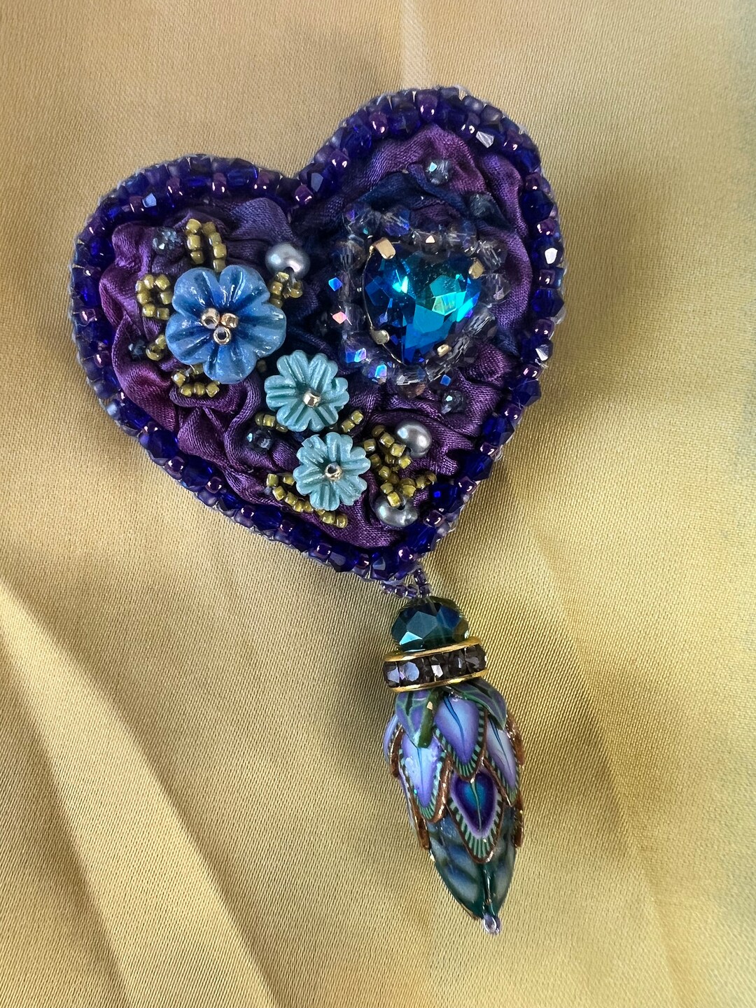 Concord Heart Brooch - Etsy