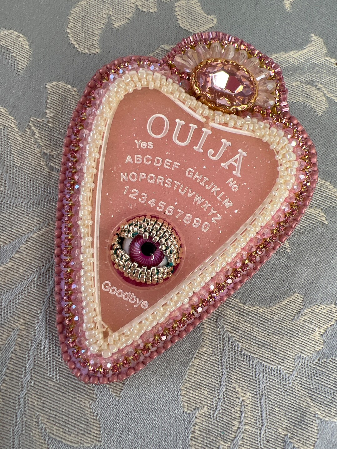 Ouija Pink Goth Brooch - Etsy