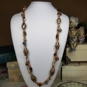 Beaded Folded Focal Necklace - Etsy