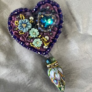 Concord Heart Brooch - Etsy