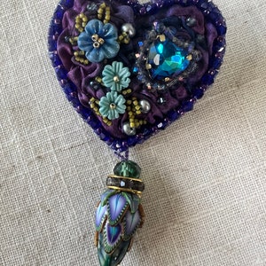 Concord Heart Brooch - Etsy