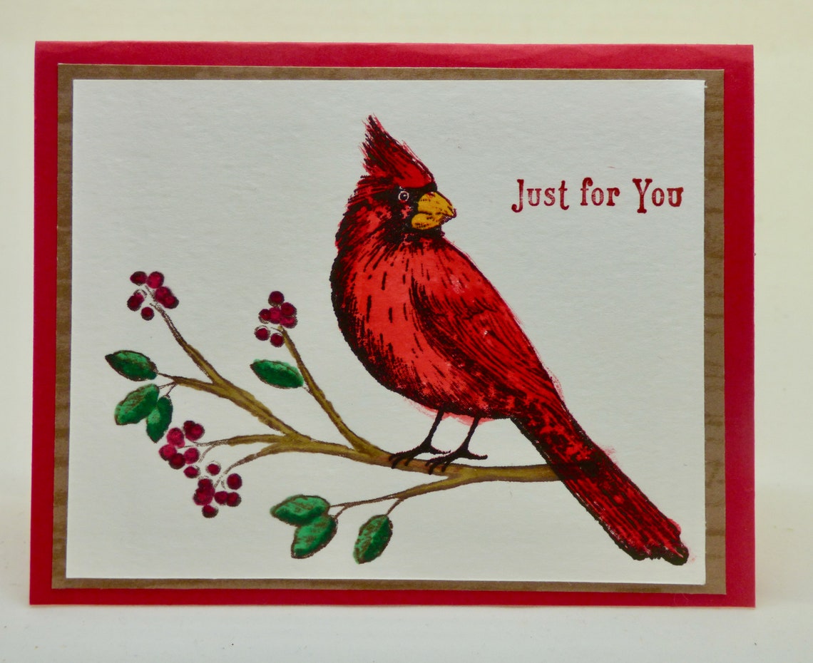 Personalized Cardinal Birthday Card, Happy Birthday Card for Special ...