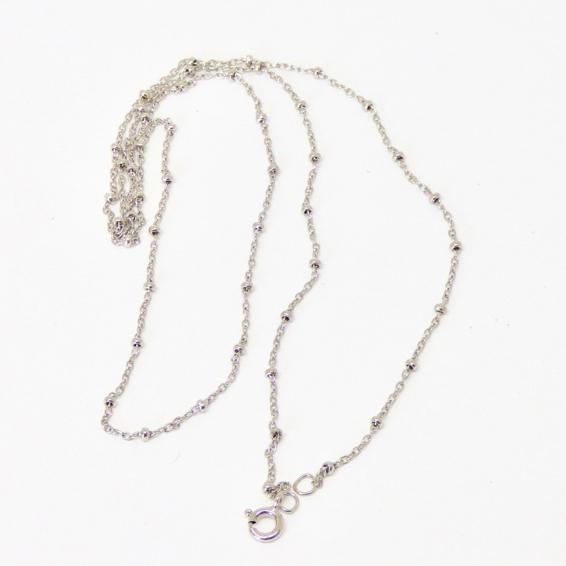 Round Sterling Locket With Hammer Finish on Unique Chain. | Etsy