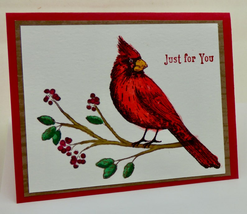 Personalized Cardinal Birthday Card, Happy Birthday Card for Special ...