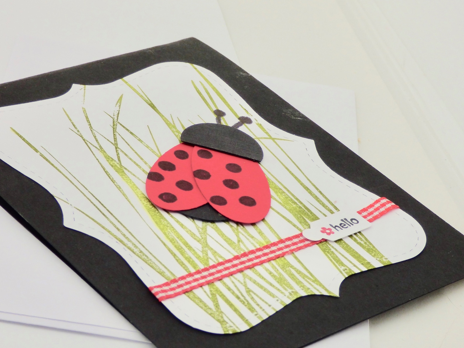 Lady Bug Card Lady Bug Greetings Blank Card Handmade Card - Etsy