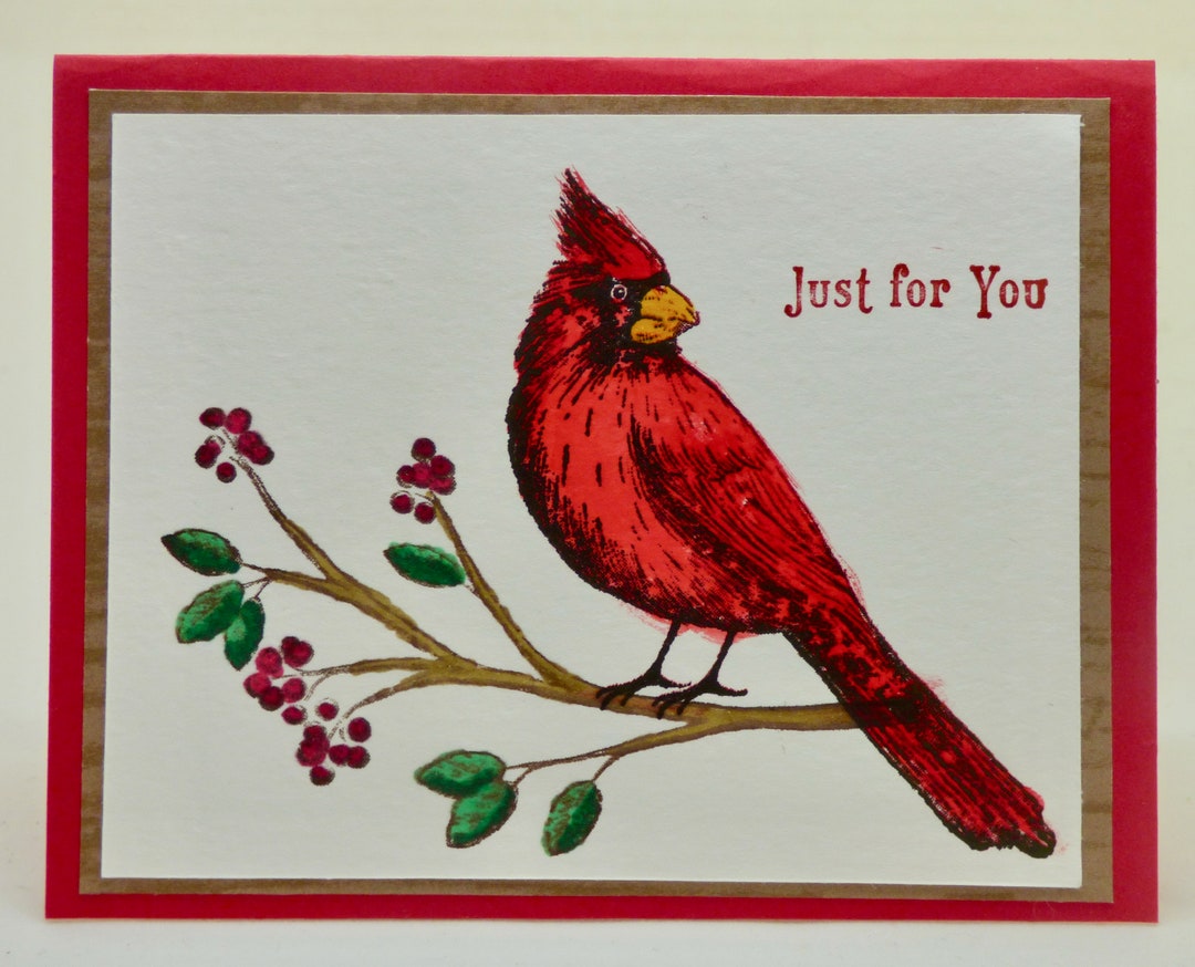 Personalized Cardinal Birthday Card, Happy Birthday Card for Special ...