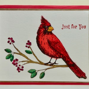 Personalized Cardinal Birthday Card, Happy Birthday Card for Special ...