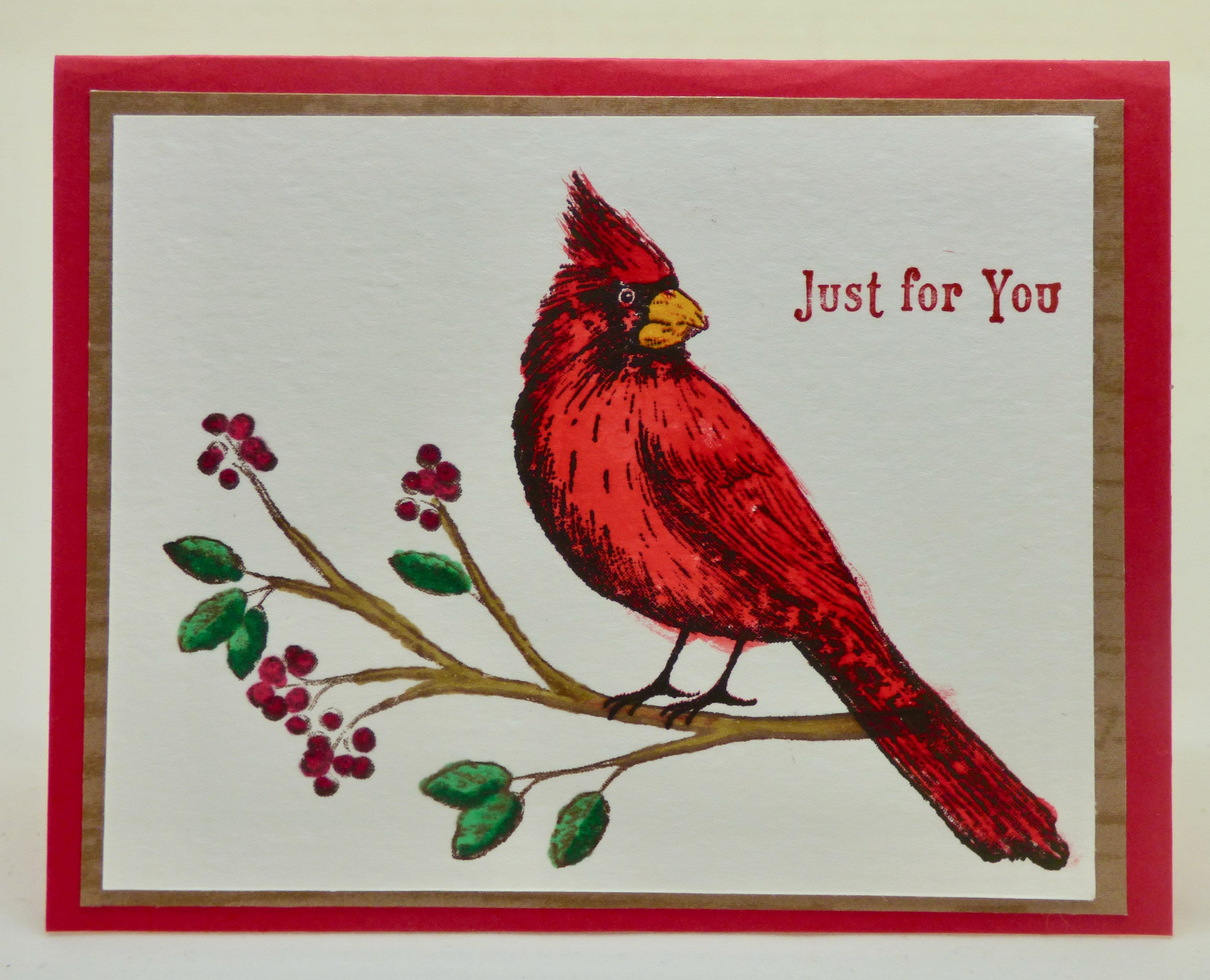 Personalized Cardinal Birthday Card, Happy Birthday Card for Special ...