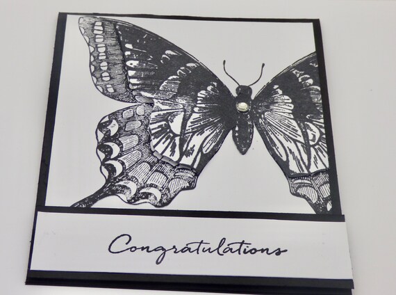 For the bride and groom Couples wedding card Handmade | Etsy