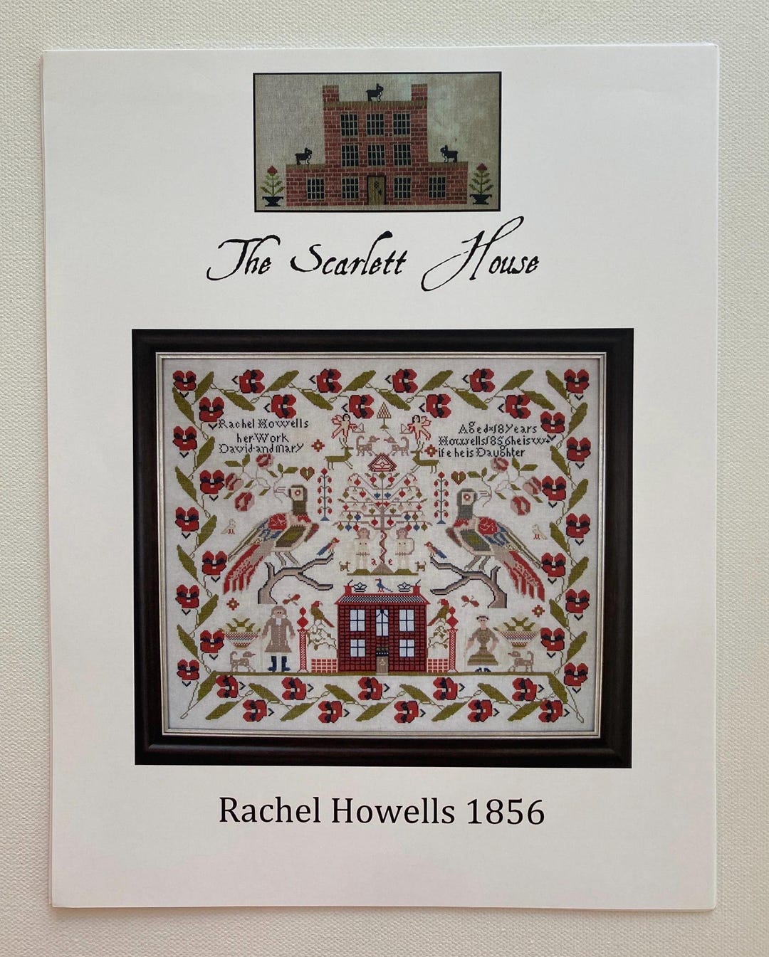 Rachel Howells 1856, Welsh Cross-stitch Adaptation Reproduction, the ...