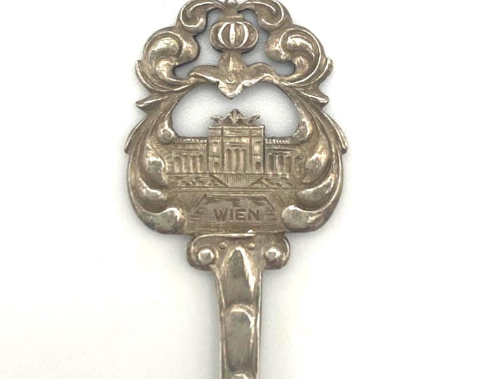 Vintage Silver Souvenir Spoon WIEN Vienna - Etsy