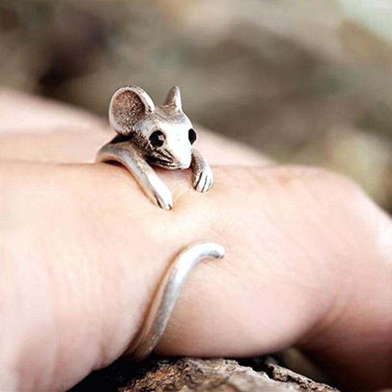 Silver Mouse - Etsy