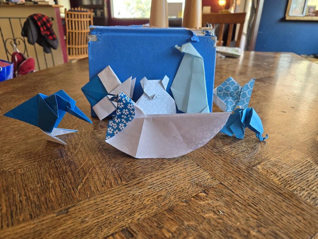 Blue Animals - Etsy