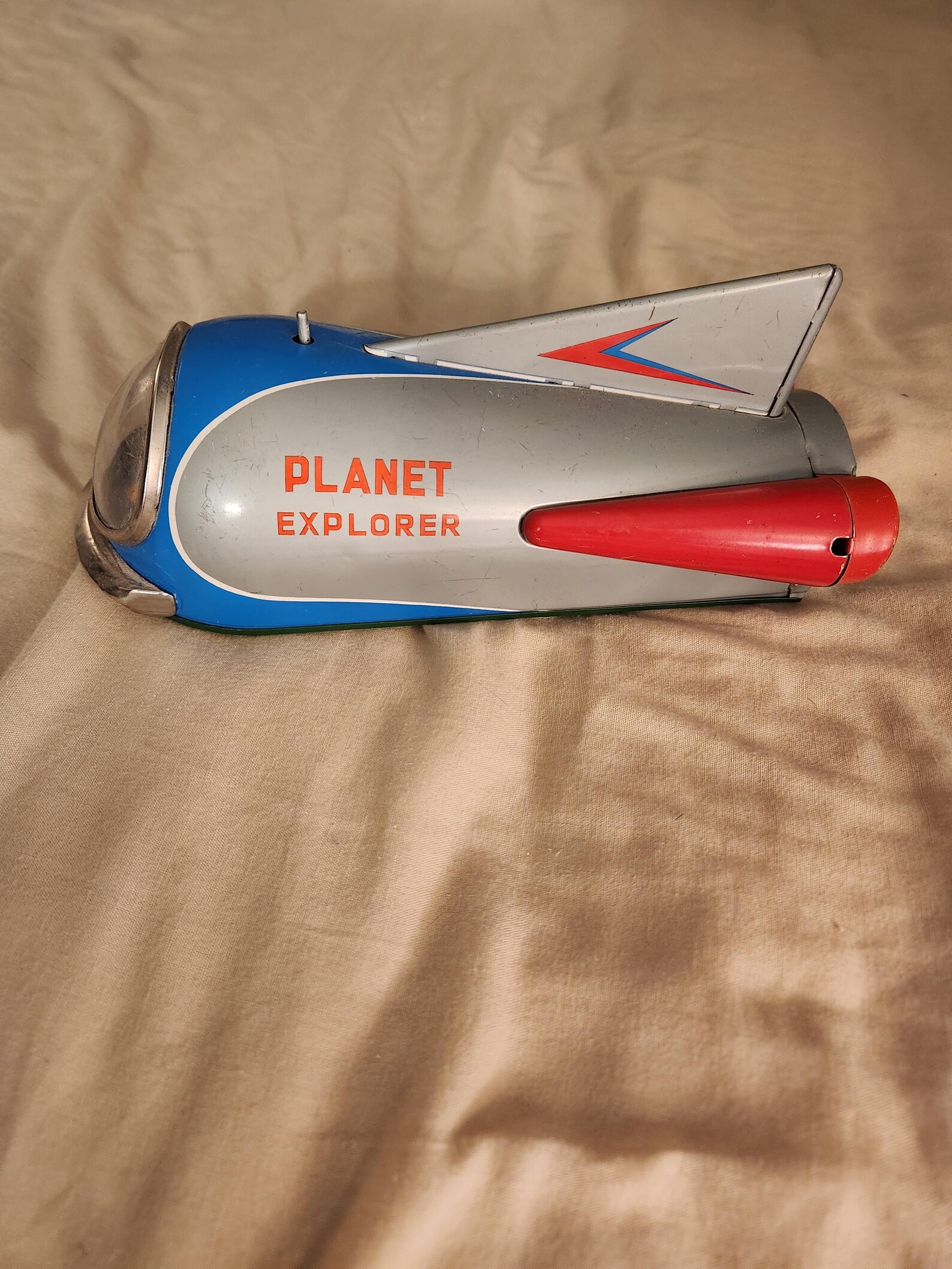 1960's Vintage Planet Explorer Spaceship Tin Toy - Working Condition ...