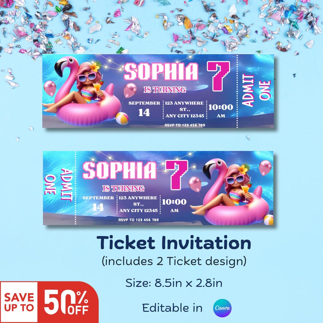 TICKET INVITATION Roblox Girl Roblox Invite Roblox Invitation Ticket ...