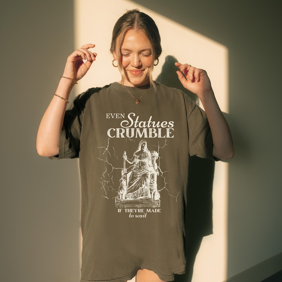 The Prophecy Shirt | Even Statues Crumble Graphic | Tortured Poets TTPD ...