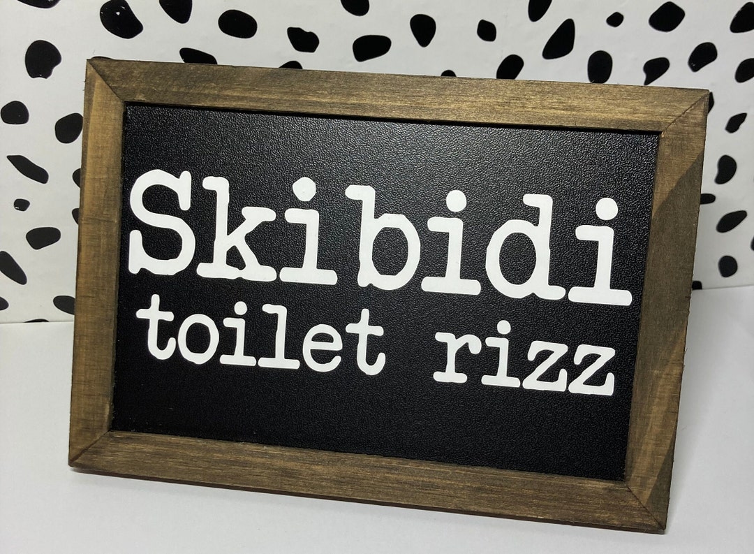 Skibidi Toilet Rizz Sign - Etsy
