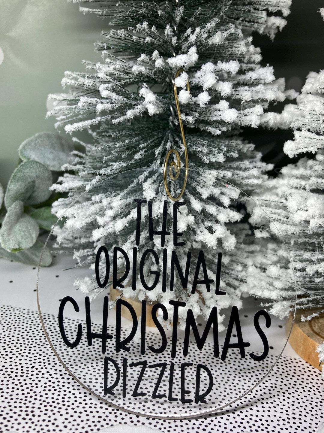 The Original Christmas Rizzler Acrylic Ornament - Etsy