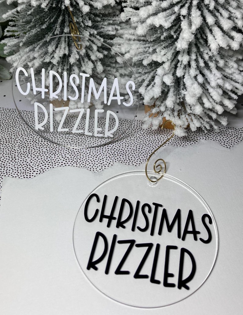 Christmas Rizzler Acrylic Ornament - Etsy