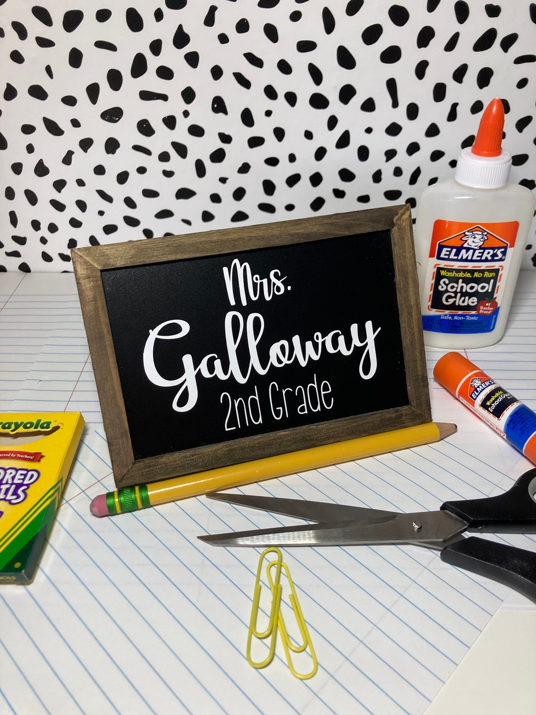 Teacher Name and Grade Level Sign - Etsy