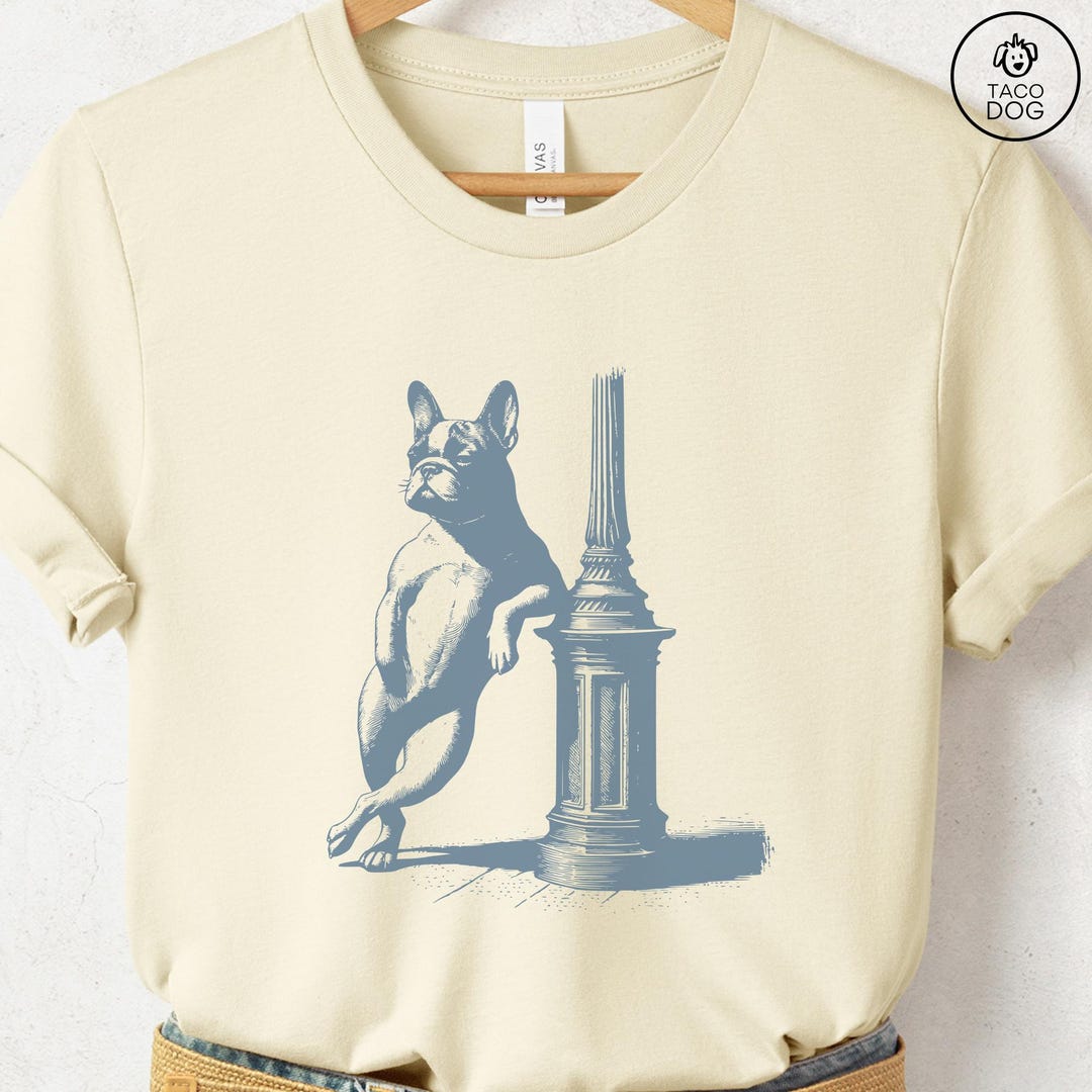 French Bulldog Frenchie Vintage Dog Shirt - Funny Dog Tshirt, Retro ...