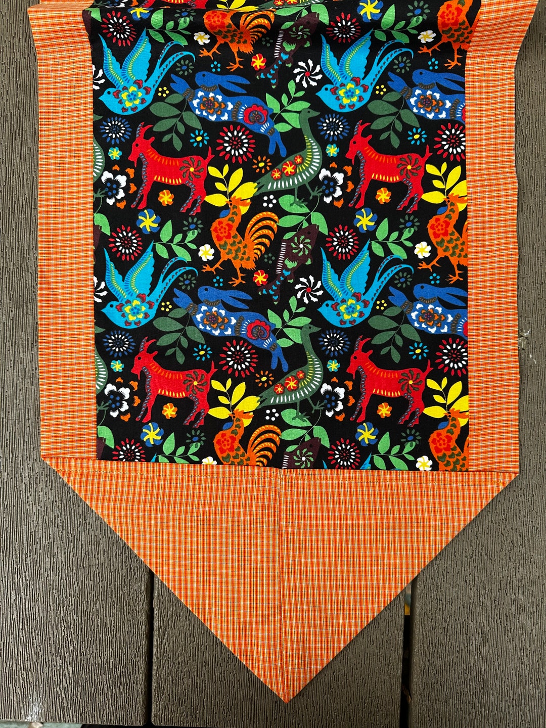 Otomi Style Ofrenda Cloth Table Runner - Etsy