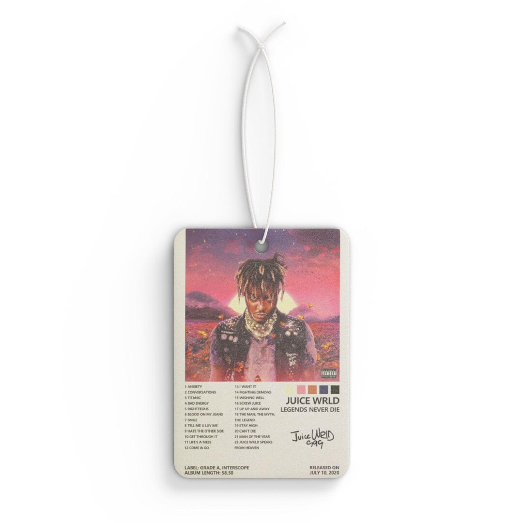 Juice WRLD "legends Never Die" Car Air Freshener - Etsy