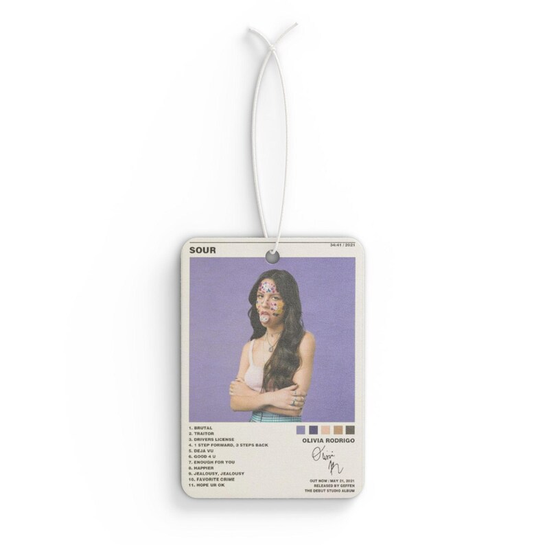 Olivia Rodrigo Sour Car Air Freshener - Etsy