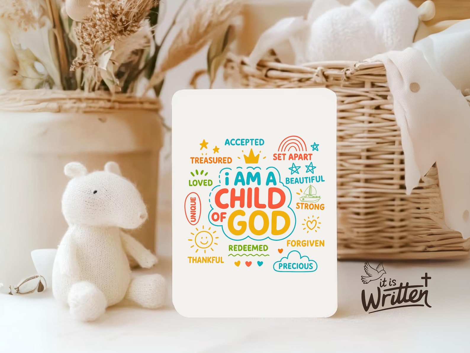 I Am a Child of God Tote Bag Christian Gift Kids National Childrens Day ...