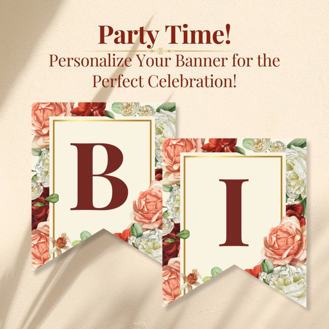 Cute Printable Banner, Birthday Party,shower Decoration,event Decor ...