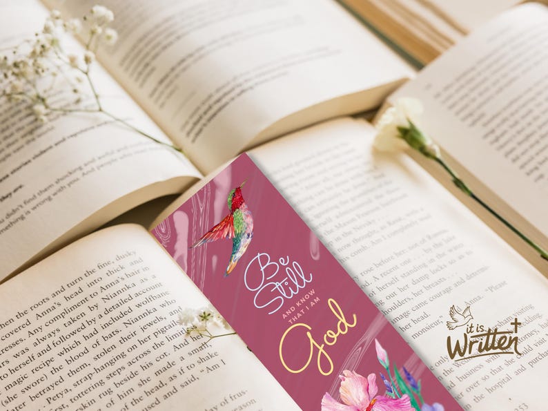 Floral Bible Verse Bookmarks, Christian Scripture Art (PDF & JPG) - Etsy