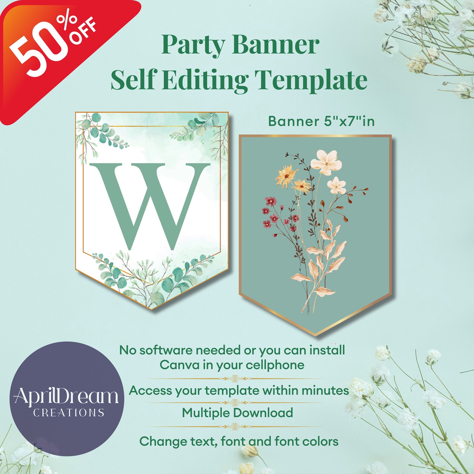 Editable Christian Welcome Banner Printable Scripture Verse Sign Canva ...