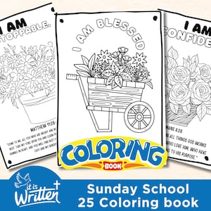 25 Printable Positive Affirmation Cards to Color for Kids, Motivational ...