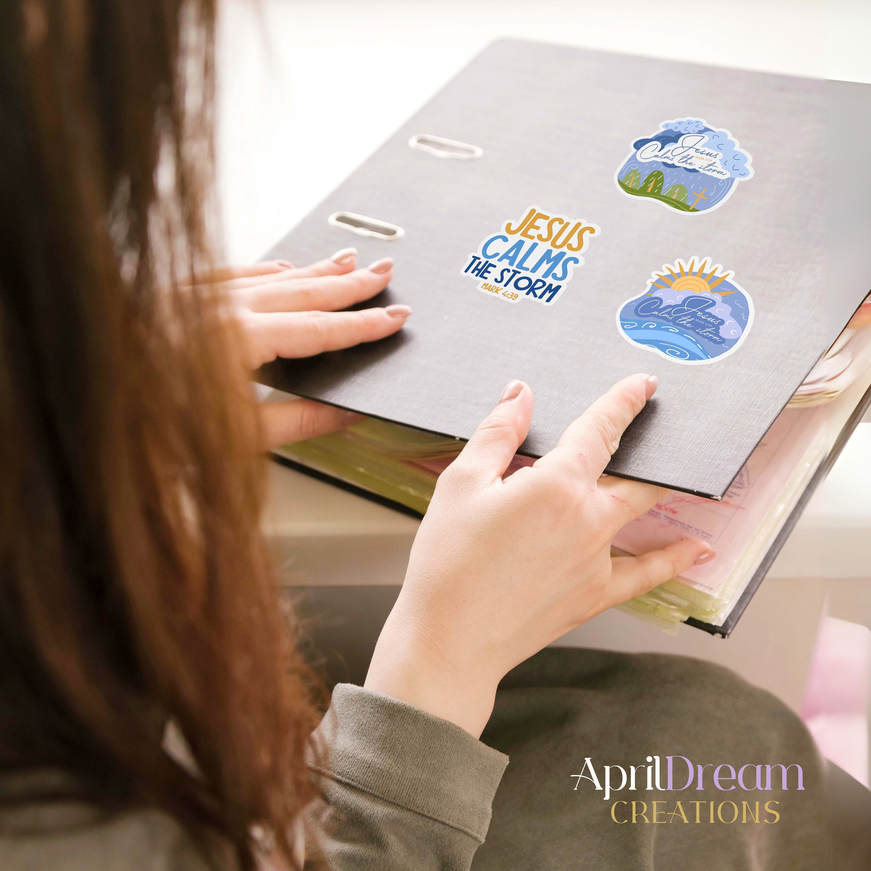 Jesus Calms the Storms Inspirational Print | Faith-based Home Decor ...