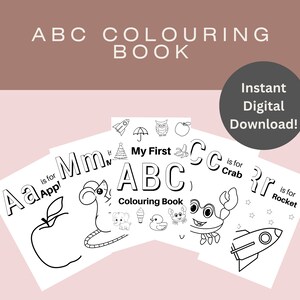 26 Alphabet Coloring Pages, ABC Coloring Book, Alphabet Coloring Pages ...