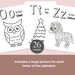 26 Alphabet Coloring Pages, ABC Coloring Book, Alphabet Coloring Pages ...