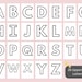 Large Alphabet Letters - Uppercase and Lowercase, Big Letter Templates ...