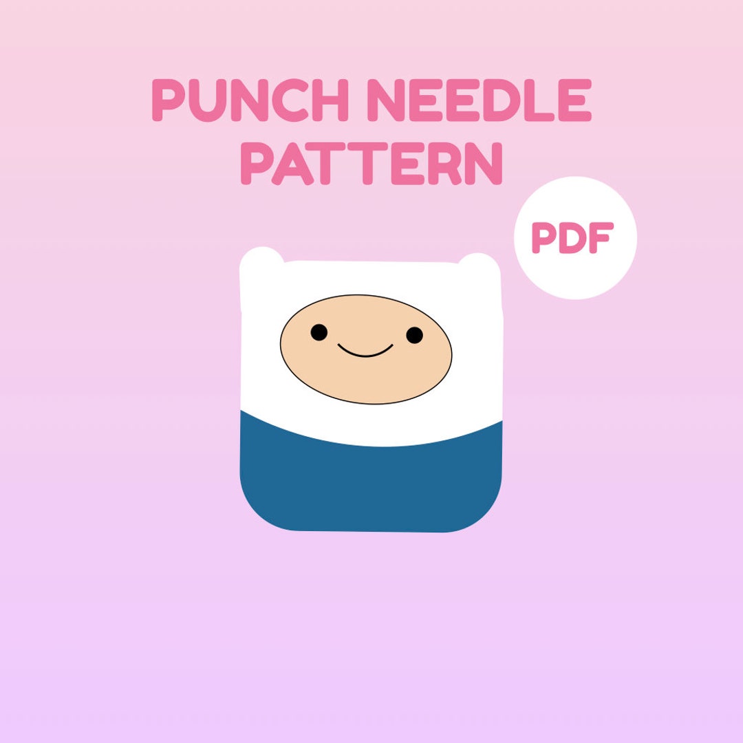 Cartoon Character Mug Rug Punch Needle PDF Pattern Beginners Instant ...