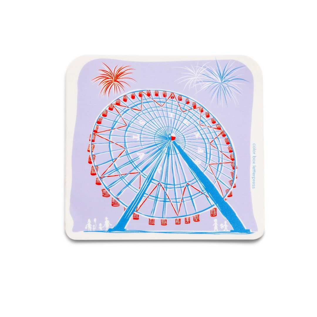 State Fair Ferris Wheel | Sticker - Etsy