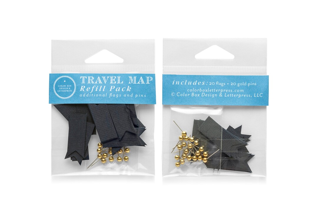 USA & World Travel Map | Refill Packs - Etsy
