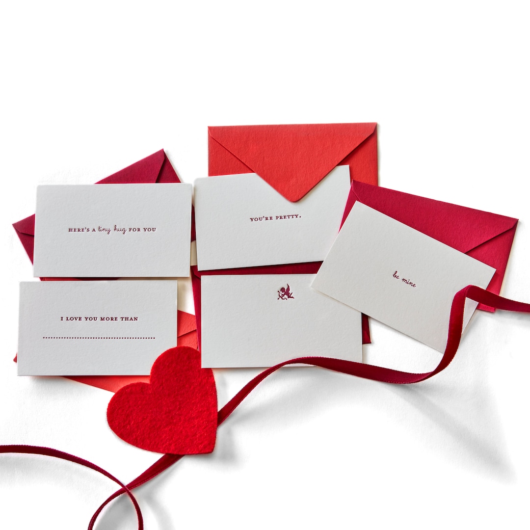 Emoticards | Love Notes Set | Letterpress - Etsy