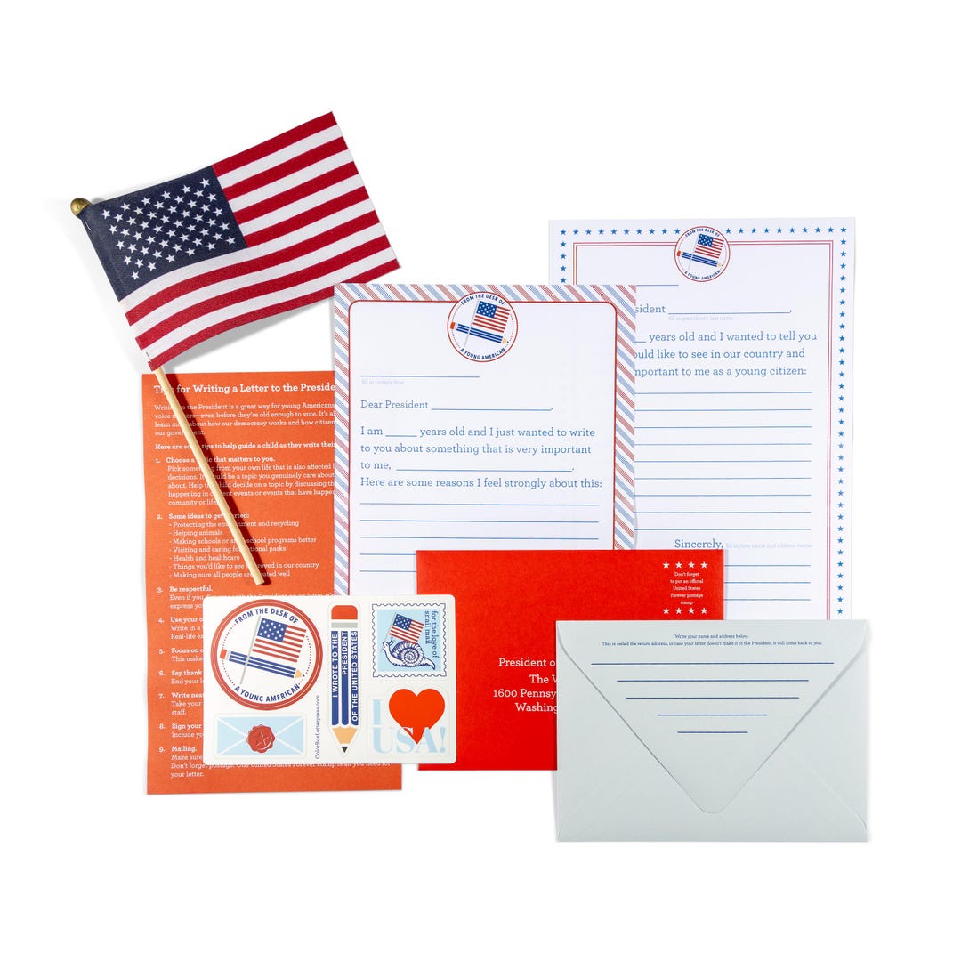 Letter Writing Kit | Write a Letter to the President - Etsy