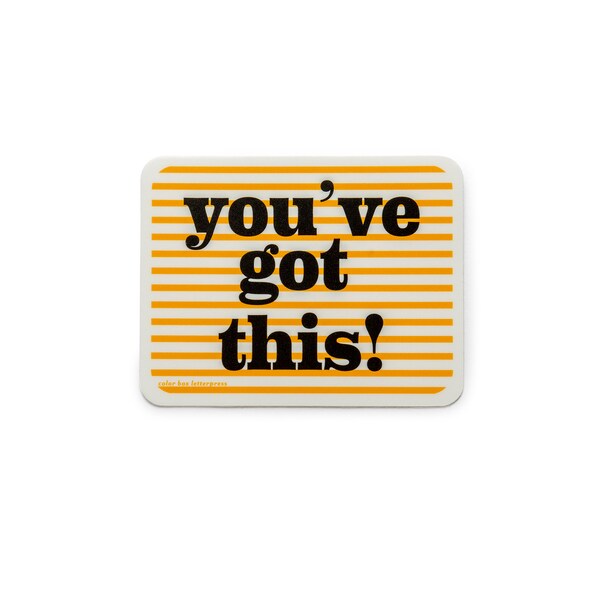 You Got This Sticker - Etsy