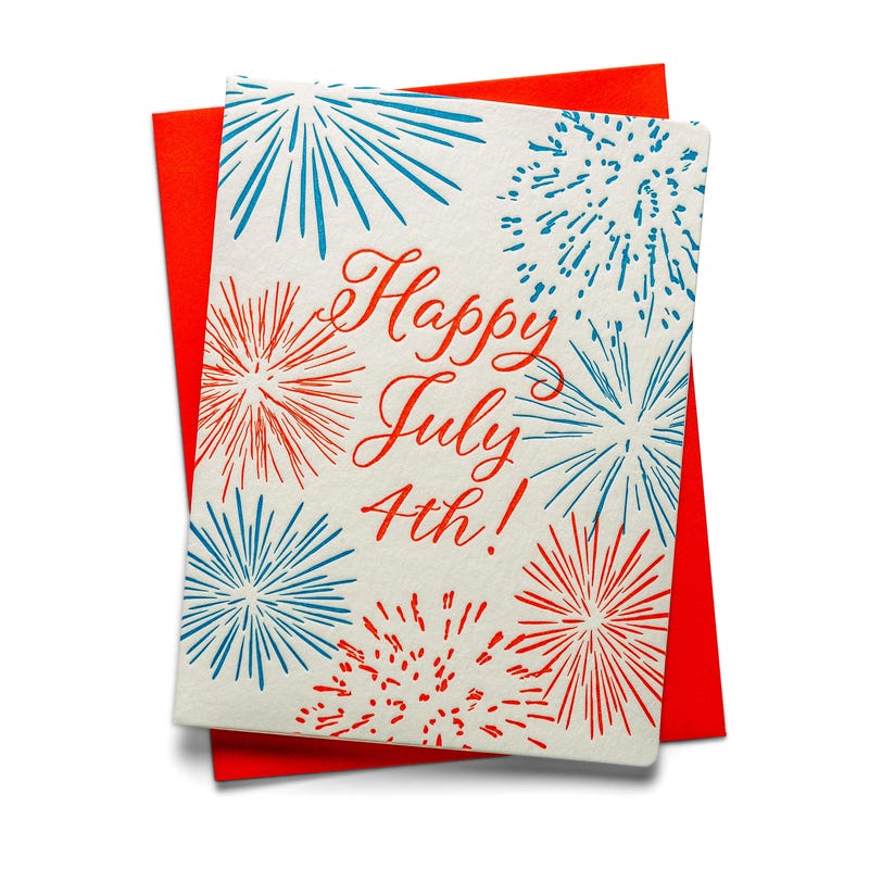 4th of July Cards - Etsy