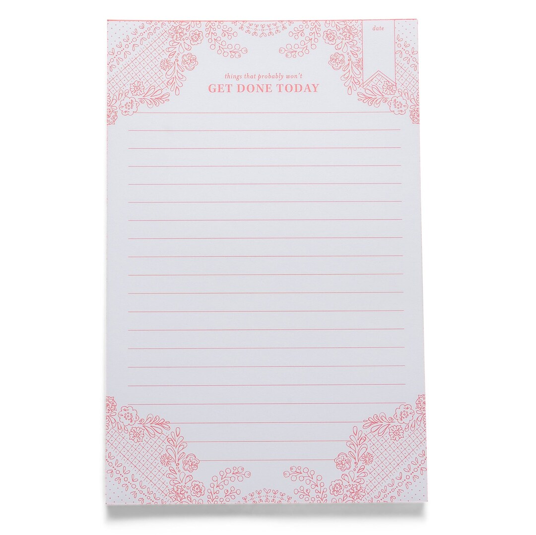 Get Done Today | Edge-painted Notepads - Etsy
